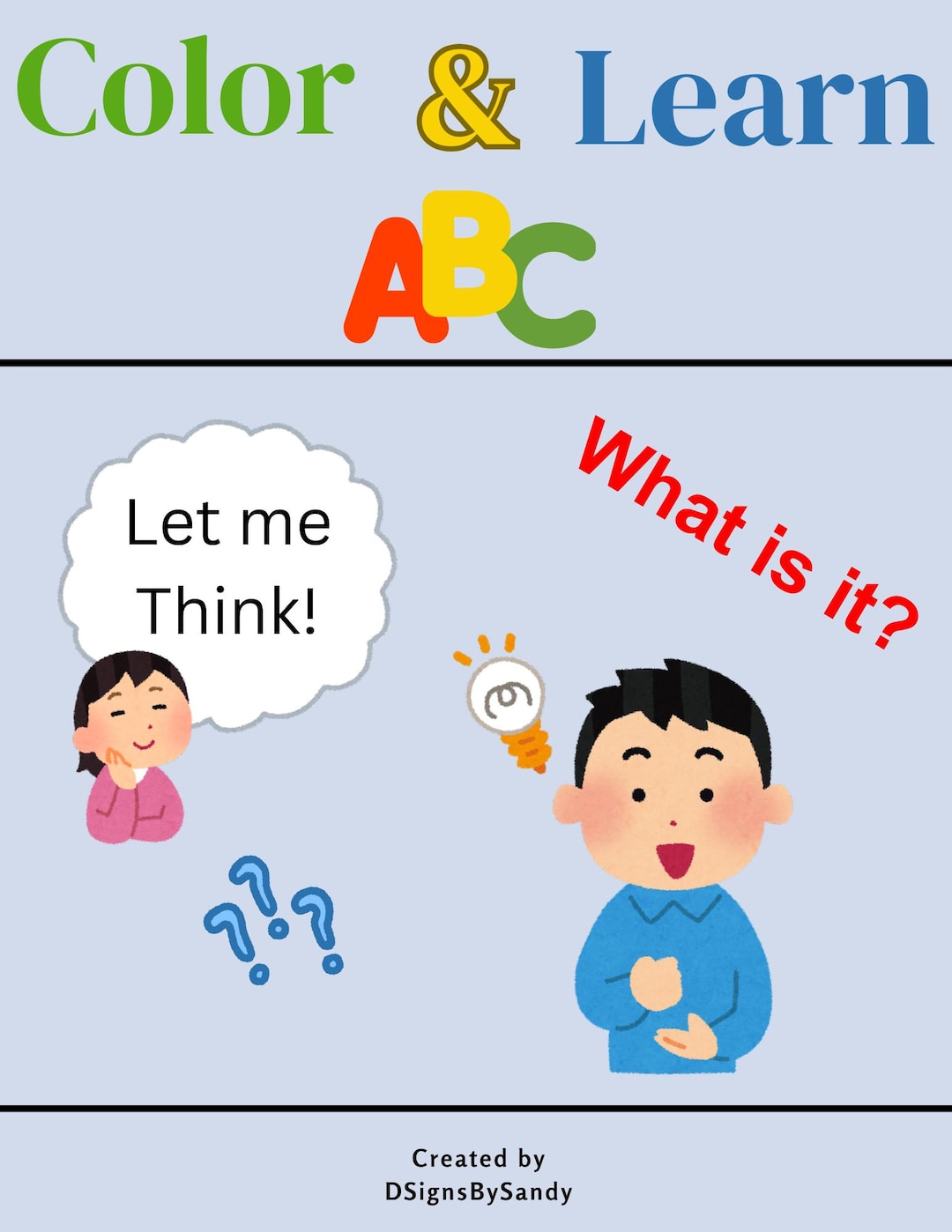 Coloring Book: Color & Learn ABC - Printable - Etsy
