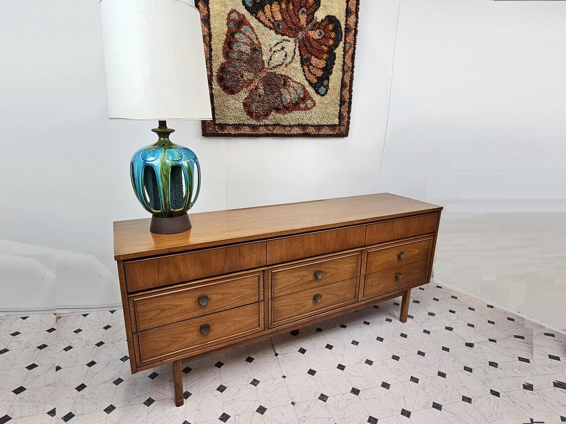Mid Century Modern Highboy by Dixie | - Etsy