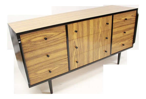 Mid Century Modern Kent Coffey Credenza Dresser 2 Gre stuff Etsy