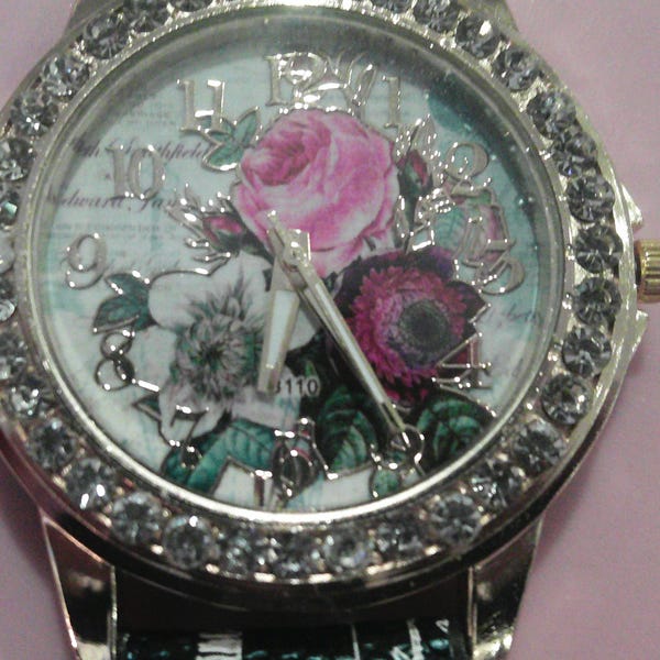 Rhinestone Ladies Watches - Etsy