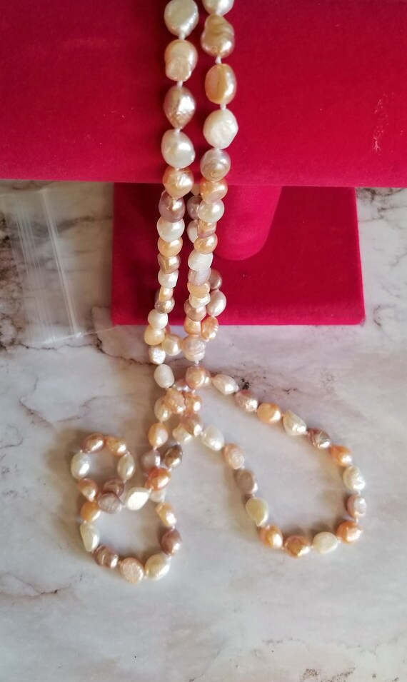 Pearls Opera Length Antique Pearls Wedding Bride Boho - Etsy