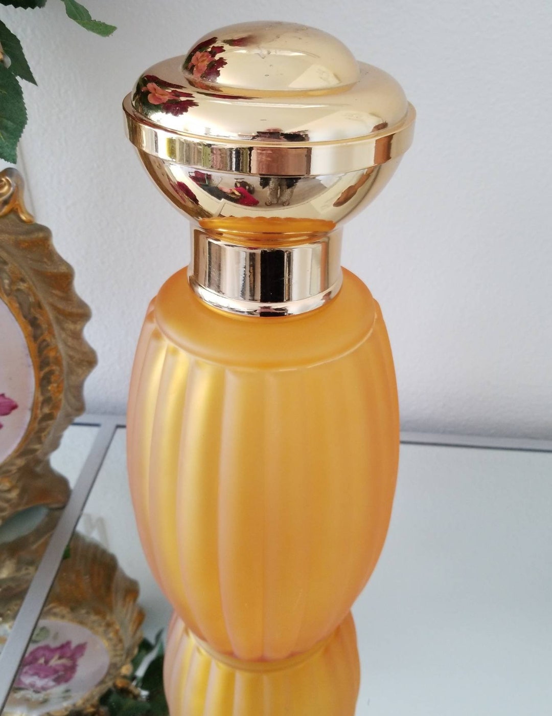 Vintage Factice Made in Paris, Rare Spouted Satin Glass, Peach, Annick ...