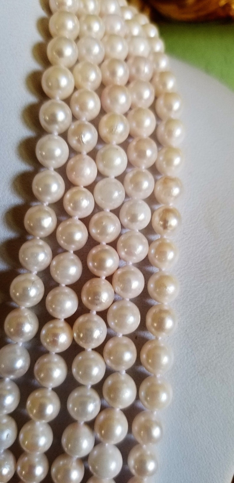 Multi Strand of Salt Water Pearls - Etsy