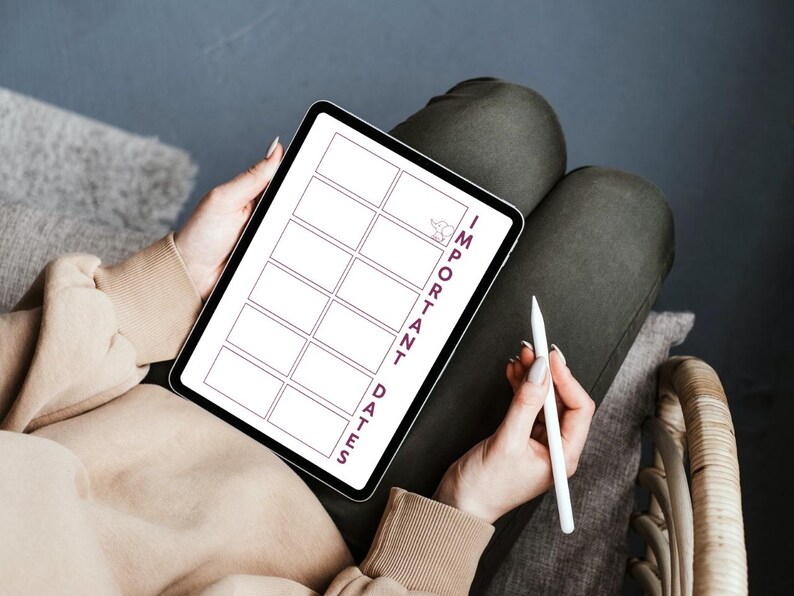 Diary of a Wild Flower Daily Planner (digital Download) – Minimal ...