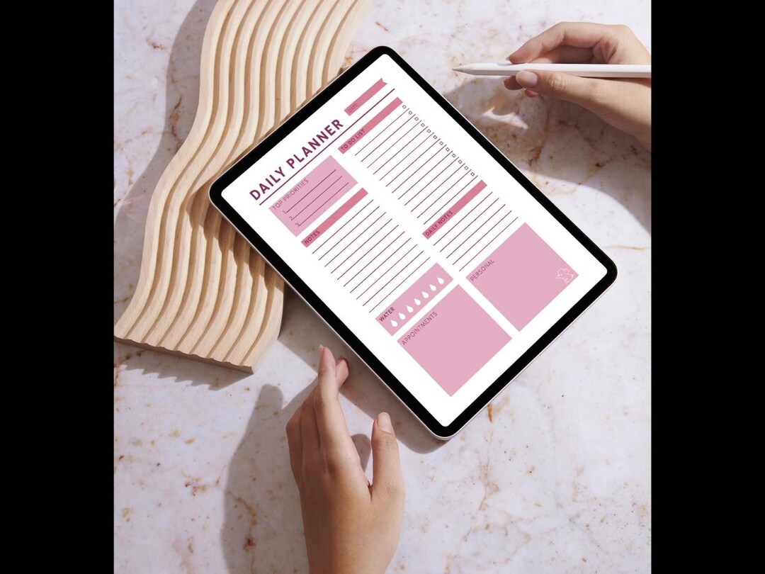 Diary of a Wild Flower Daily Planner (digital Download) – Minimal ...