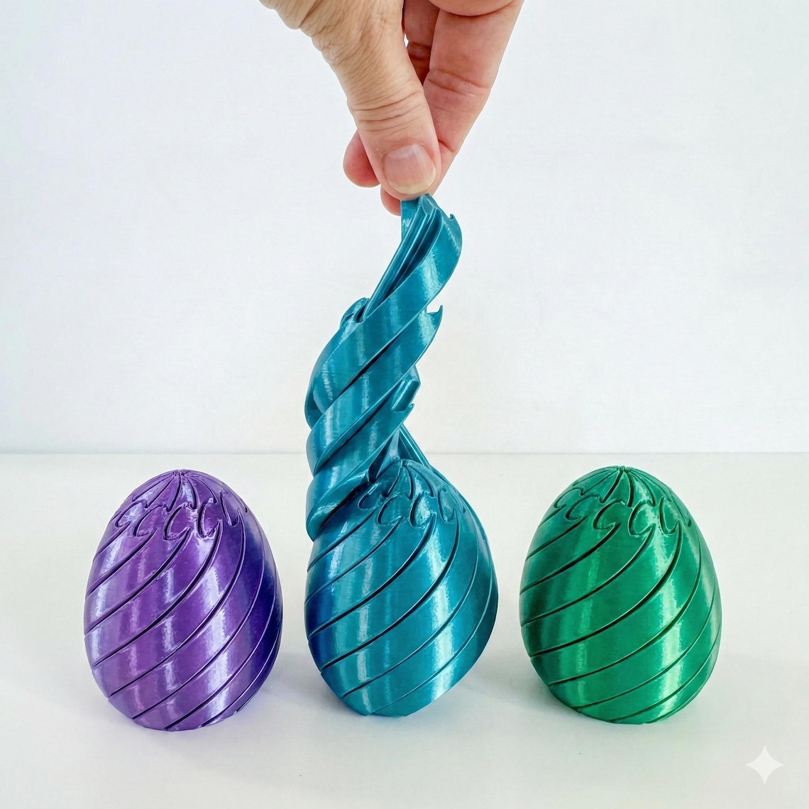 Twisty Fidget Egg STL | 3D Printable Sensory Toy | Articulated Fidget ...