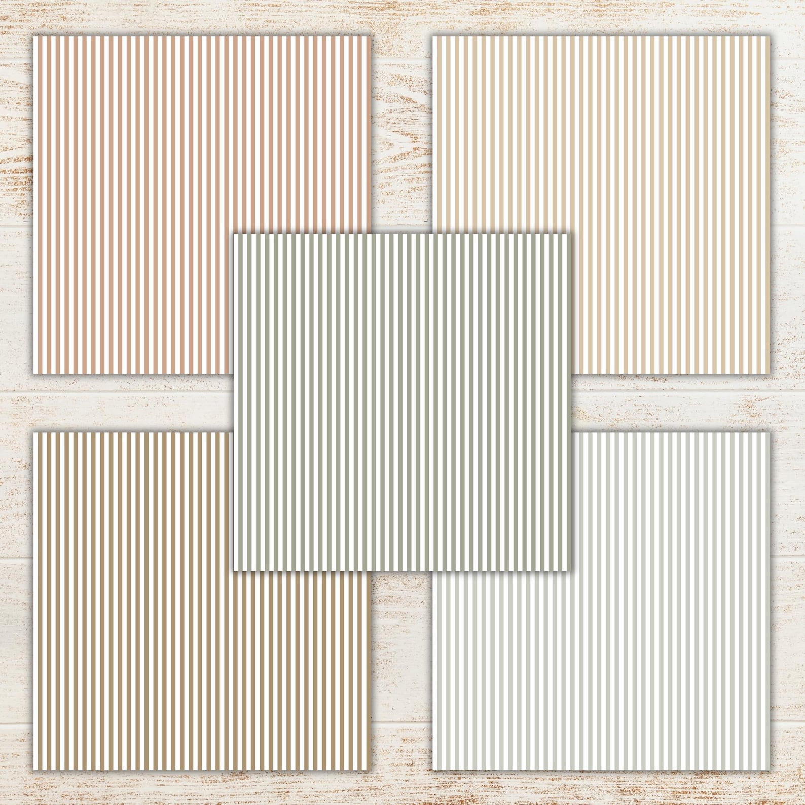 Neutral Cottagecore Digital Paper Pack | Floral Seamless Patterns ...