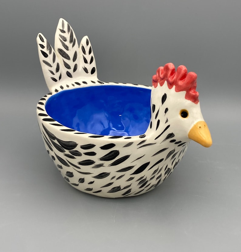 CHICKEN BOWLS, or Hens of Happiness. Hand Built to Make You Smile. - Etsy