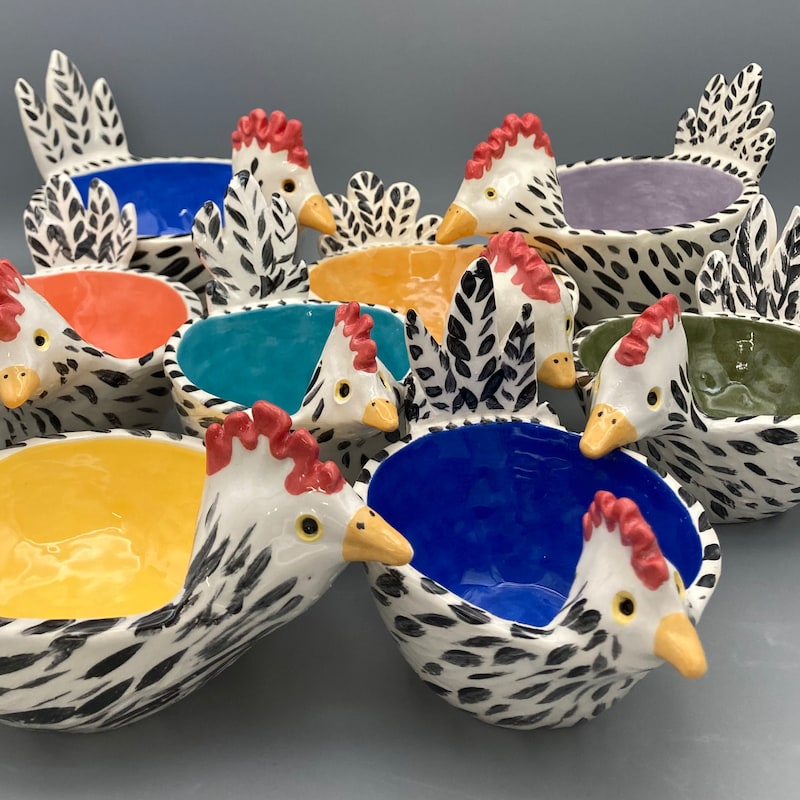 Chicken Candy Dish - Etsy