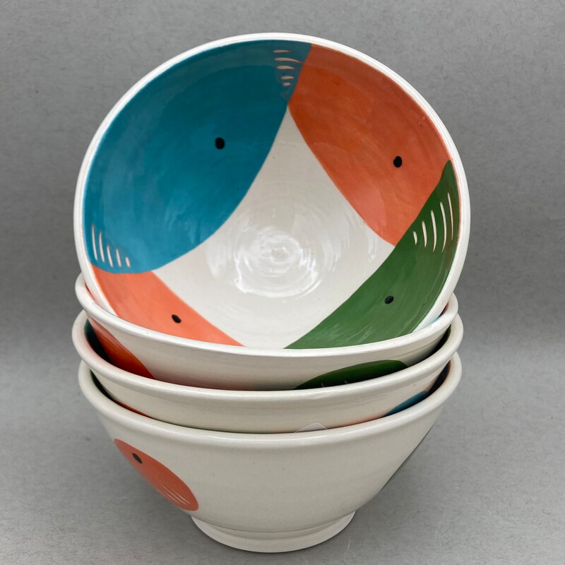 Ceramic Ice Cream Bowls - Etsy