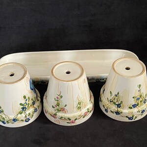 Kathy Hatch in the Garden Planter Pot Trio With Tray - Etsy