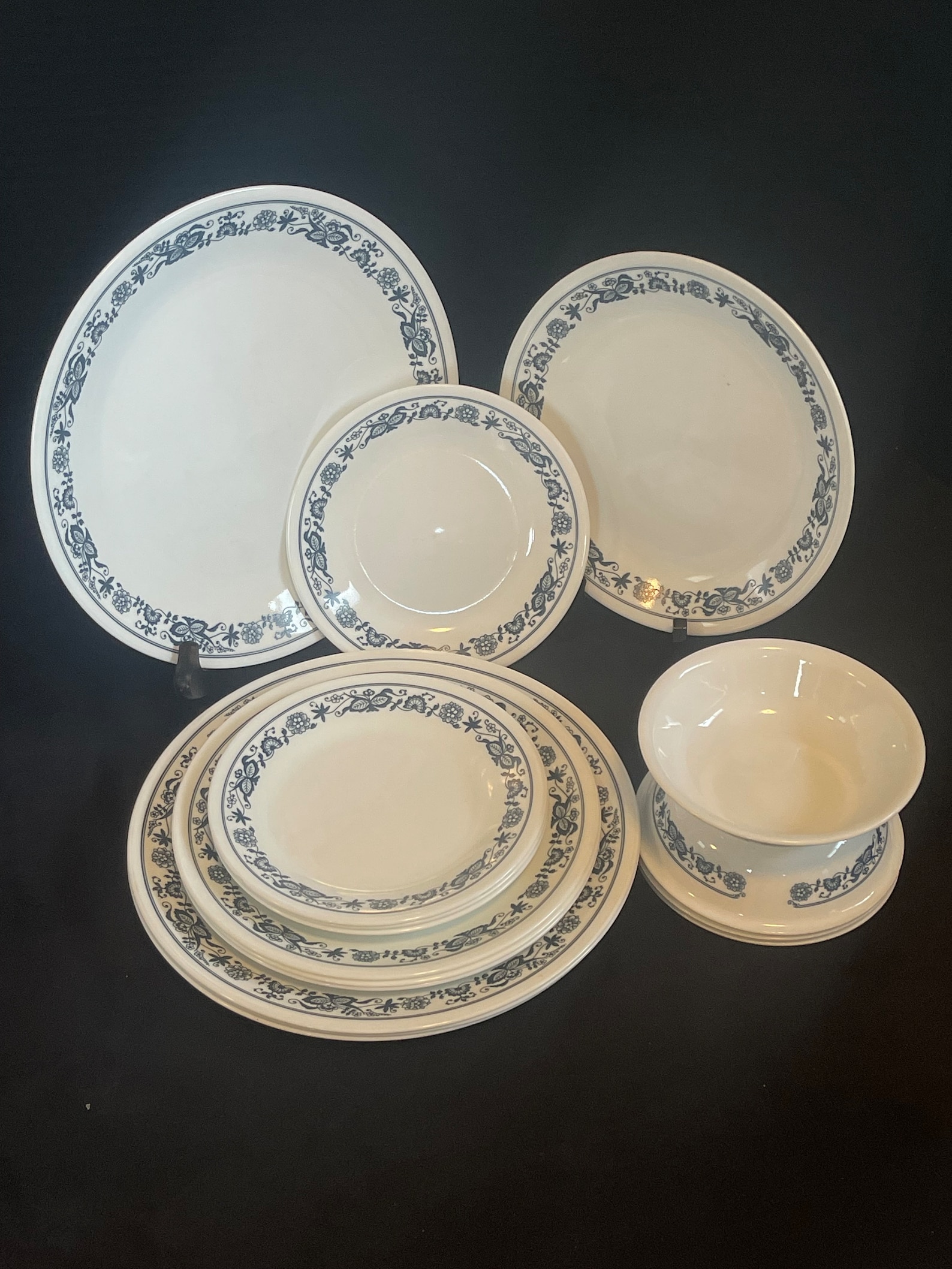 Corelle "old Town Blue" Dinnerware, Corelle by Corning - Etsy