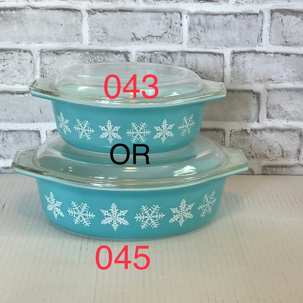 Pyrex Snowflake - Etsy
