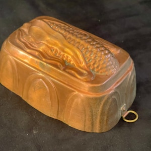 Vintage Copper Corn Mold With Tin Lining - Etsy
