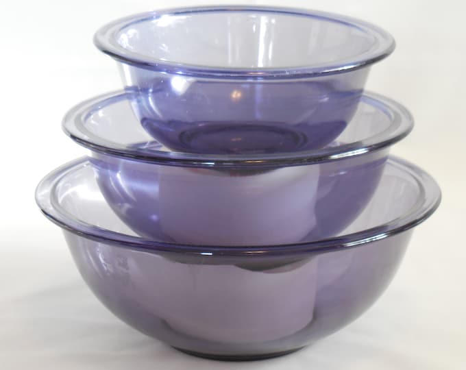 Purple Pyrex Nested Mixing Bowls - Etsy