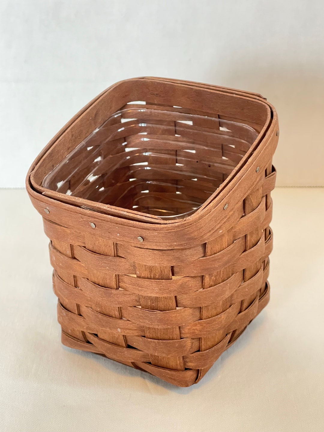 Longaberger Baskets Pen & Pencil Holder With Plastic Liner - Etsy