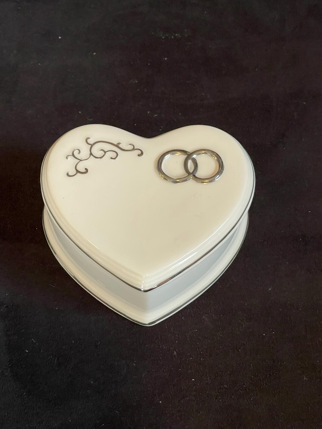 Adeline Collections Heart Shaped Trinket Box - Etsy