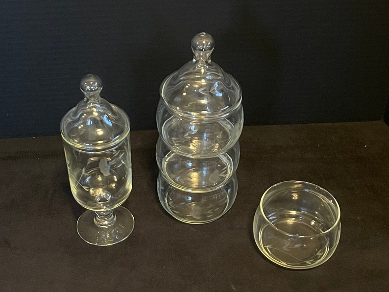 Princess House Heritage Candy Jars - Etsy