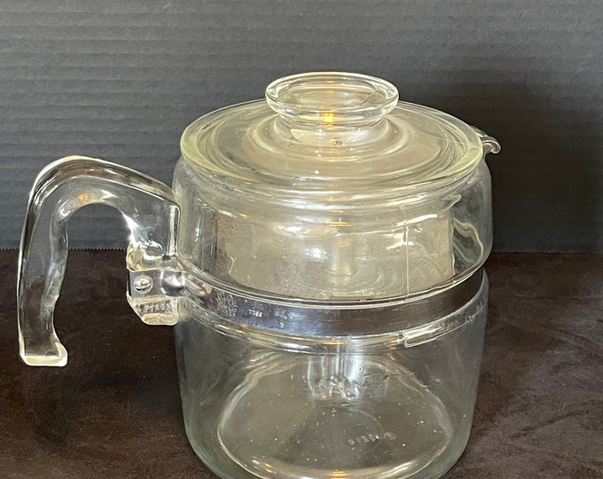 Pyrex Flameware Glass 9 Cup Coffee Pot Percolator Complete - Etsy