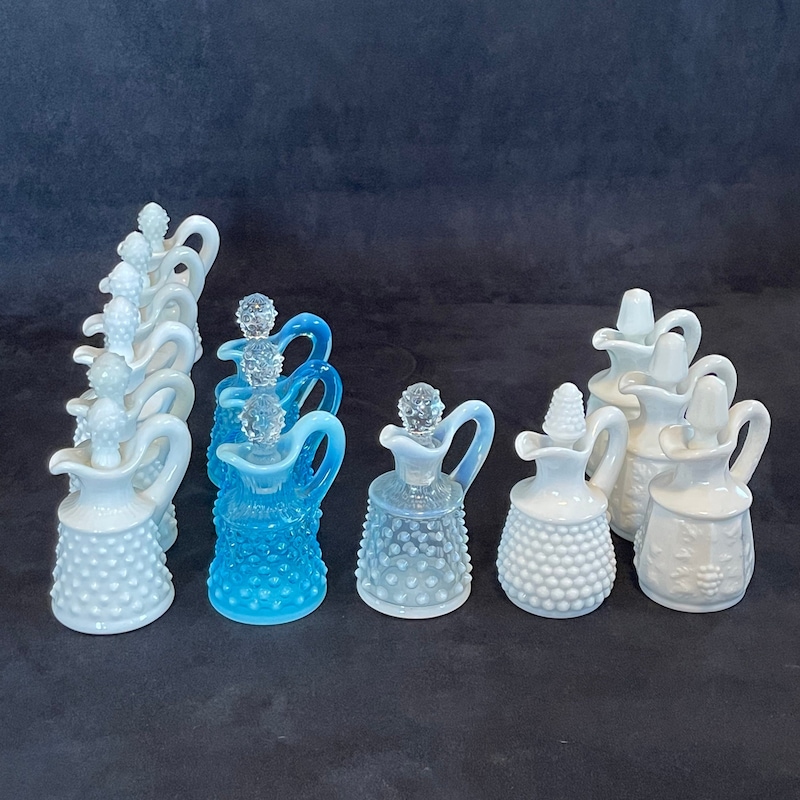 Fenton Hobnail Cruet - Etsy