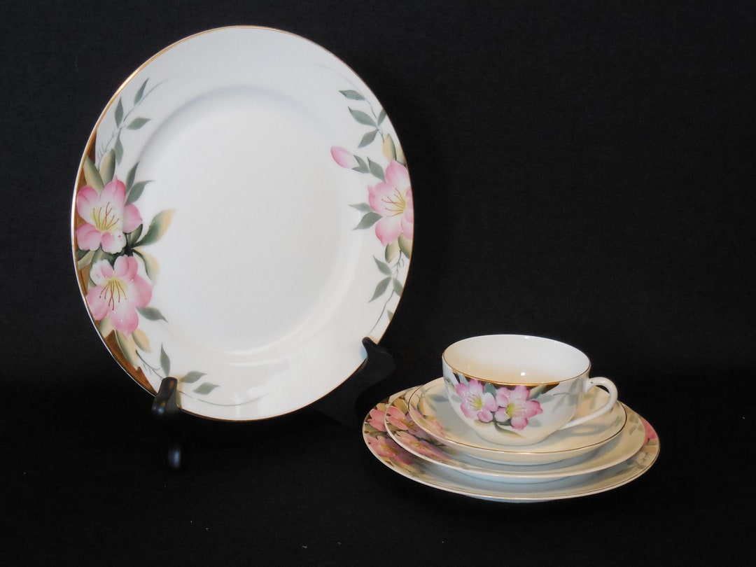 Noritake China Azalea Dinnerware, 5 Piece Setting - Etsy