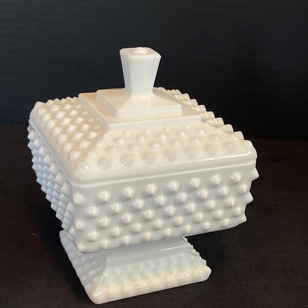 Fenton Glass Box With Lid - Etsy