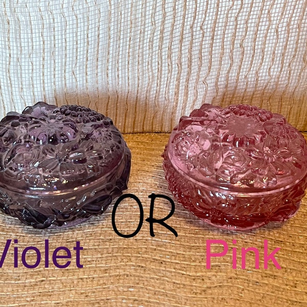 Fenton Trinket Box - Etsy