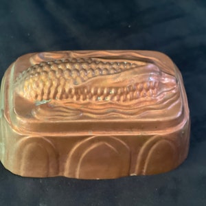 Vintage Copper Corn Mold With Tin Lining - Etsy