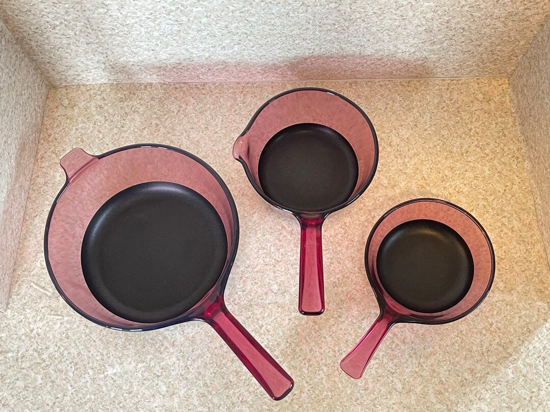 Corning Cranberry Visions Non Stick Cookware, Assorted Sizes, Sold Each ...