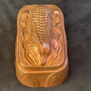 Vintage Copper Corn Mold With Tin Lining - Etsy