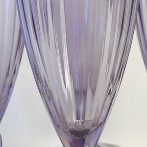 Cristal D'arques-durand Quadro Amethyst Ribbed Iced Tea or Soda ...