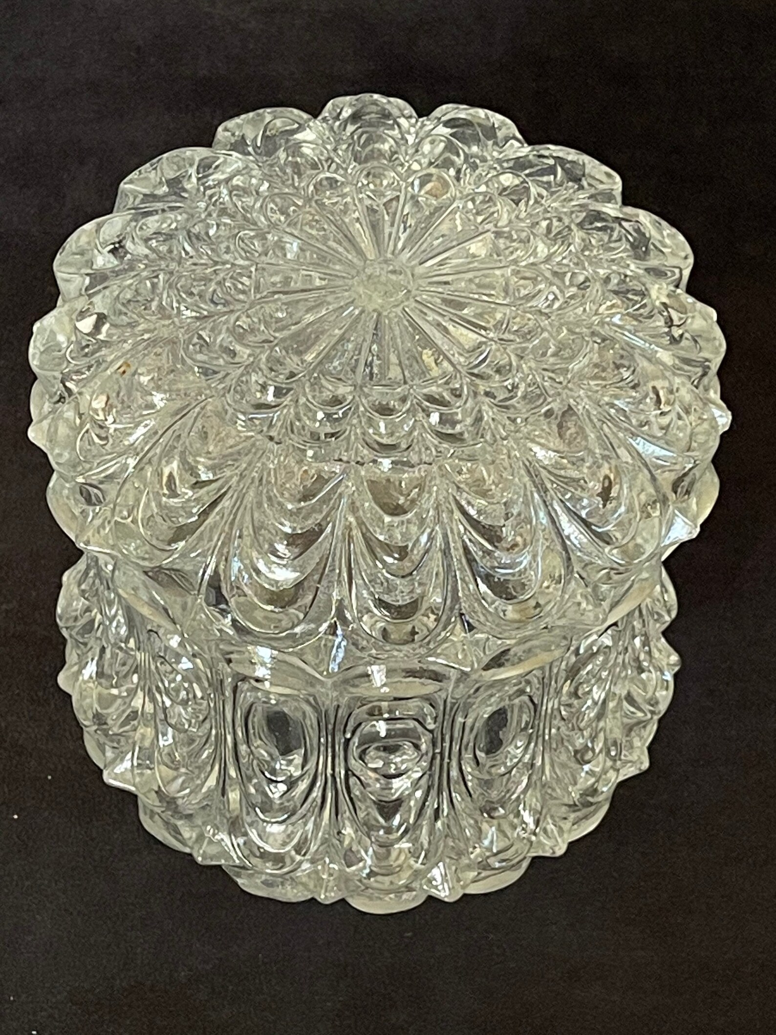 Victorian Crystal Ceiling Light Cover | Etsy