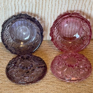 Fenton Violet OR Pink Trinket Boxes - Etsy