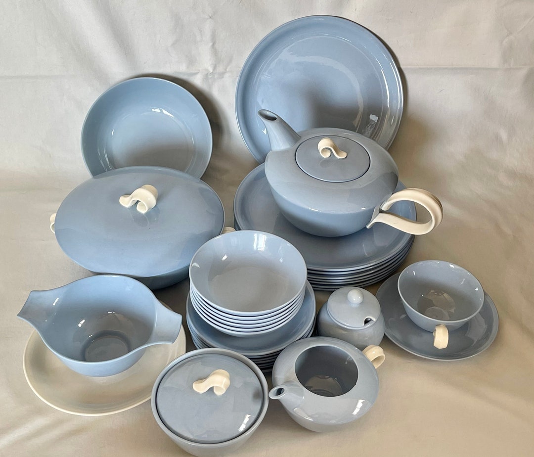 Homer Laughlin Skytone Blue Dinnerware - Etsy