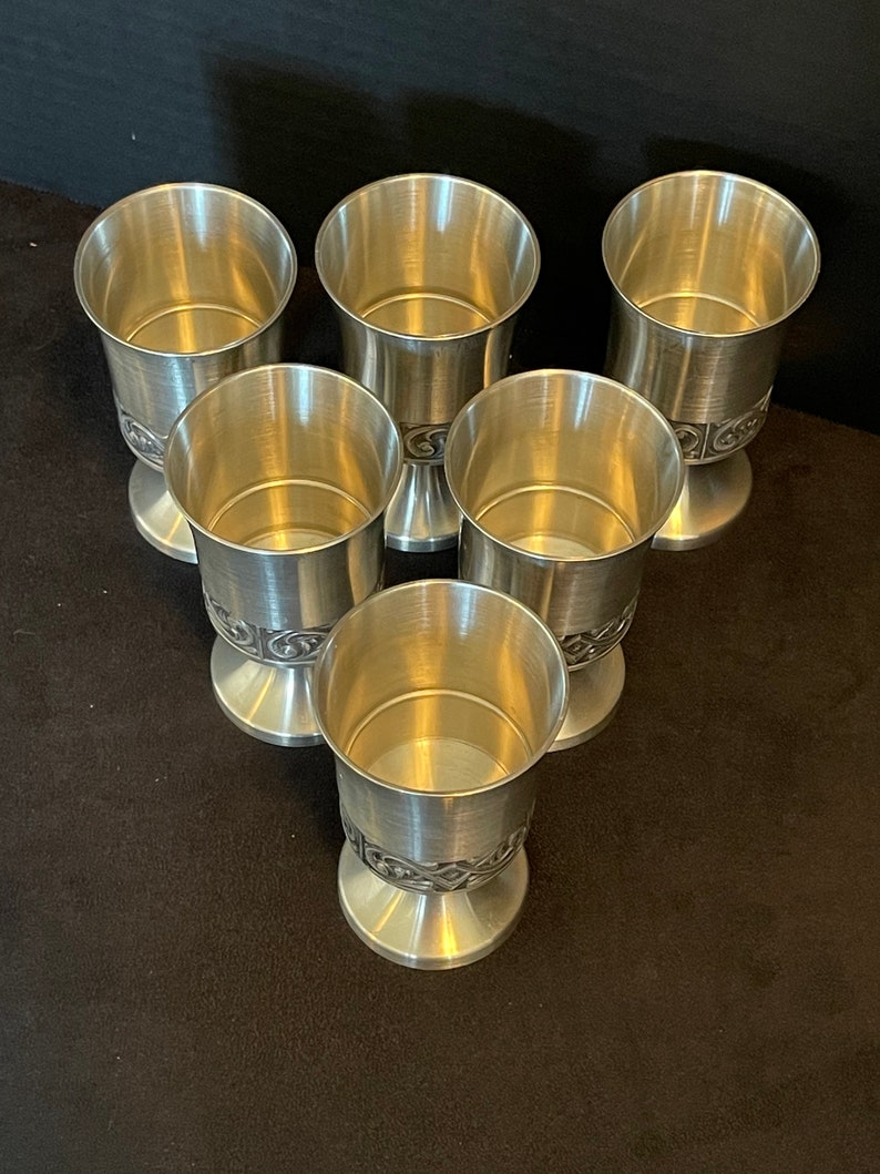 Selandia Norwegian Pewter Goblets Scandinavian Design and - Etsy