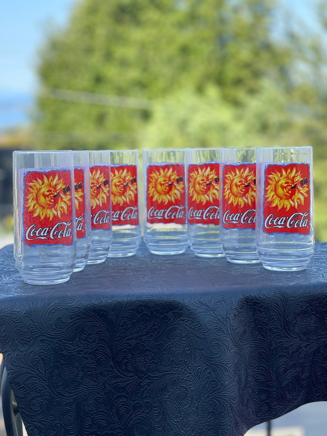 Coca Cola Sunshine Tumblers, Set of 8 IOB - Etsy