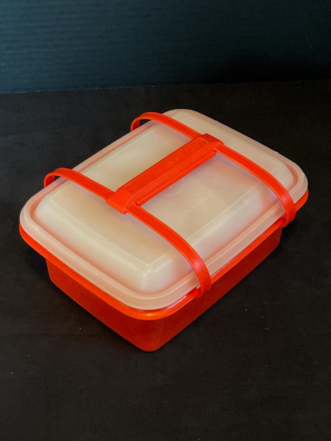 1970's Tupperware Pak N Carry Orange Lunchbox Set, Complete - Etsy