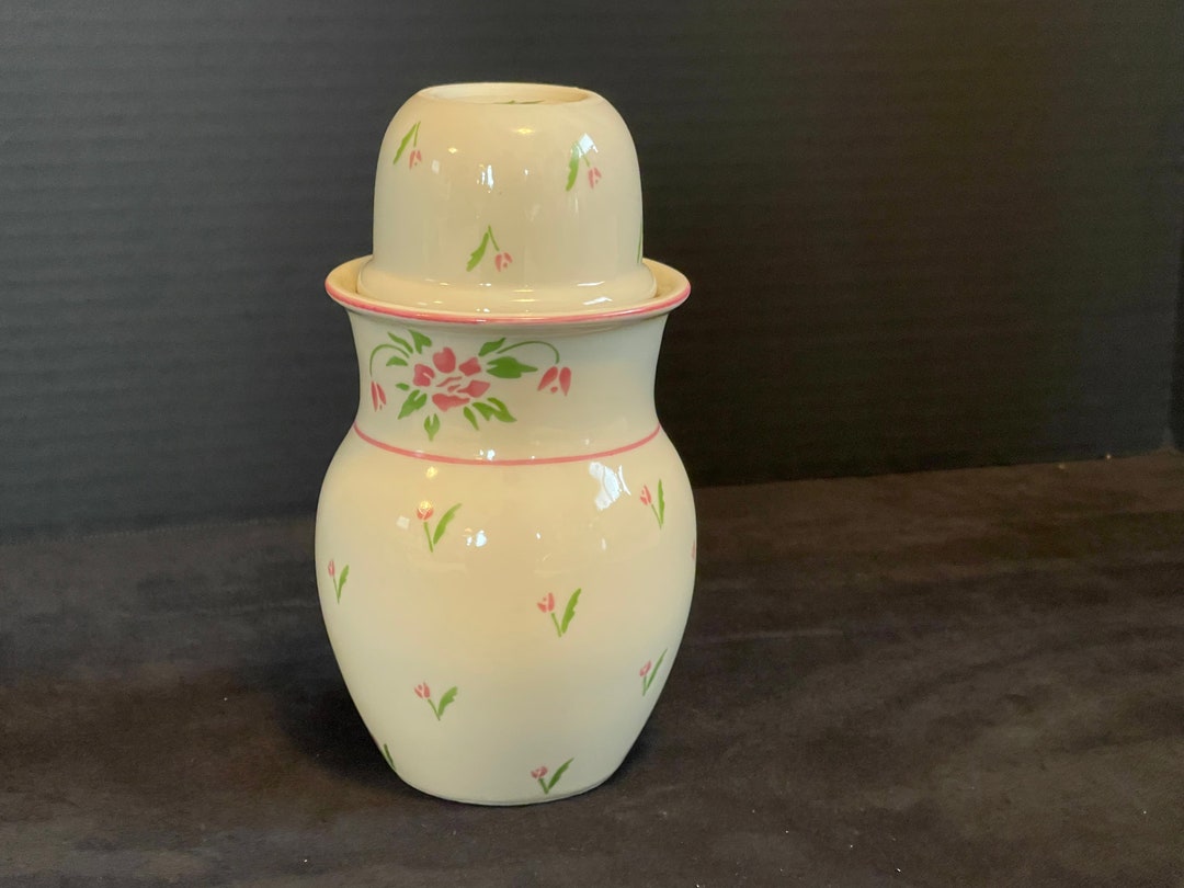 Teleflora Ceramic Tumble-up Bedside Carafe, Circa 1985 - Etsy