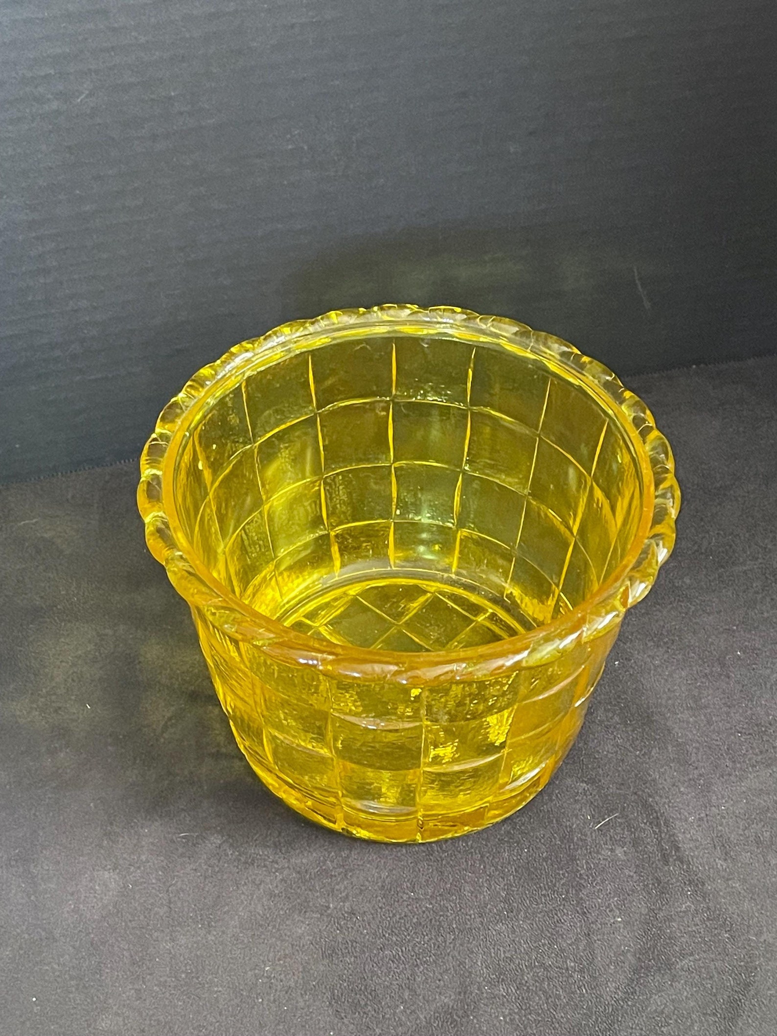 Viking Glass Ashley Yellow Ice Bucket - Etsy