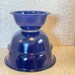 Blue Pyrex Nesting Bowls, Clear Bottom - Etsy