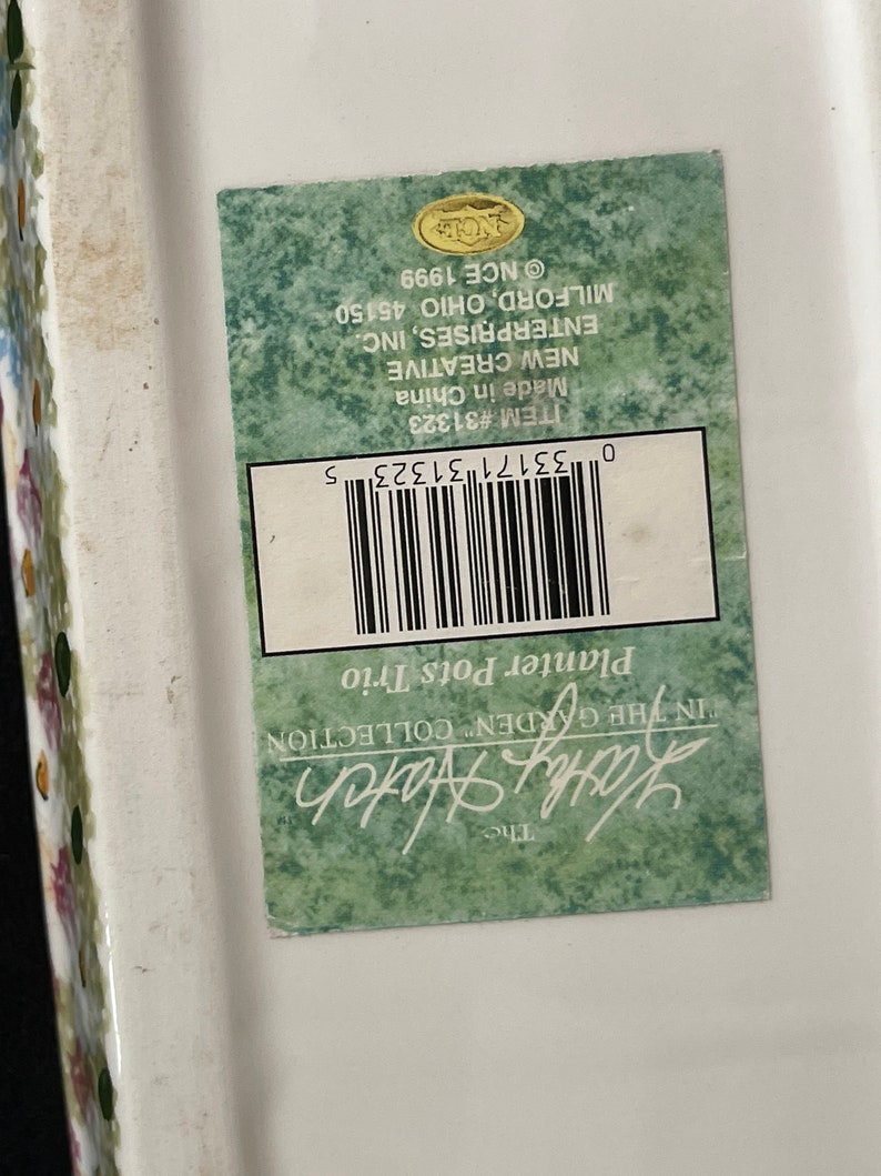 Kathy Hatch in the Garden Planter Pot Trio With - Etsy