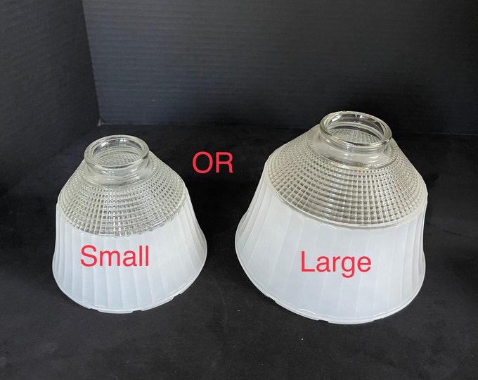 Mid Century Frosted and Clear Lamp Shades, National Home Lamp Council ...