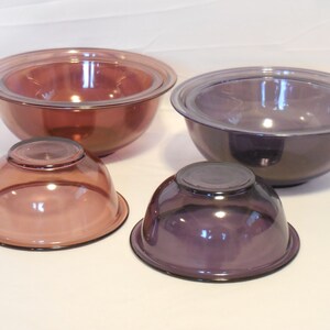Purple Pyrex Nested Mixing Bowls - Etsy