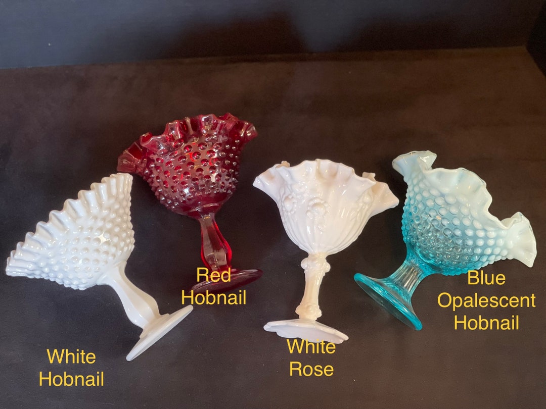 Fenton Compotes, Four Styles and Colors to Choose From - Etsy