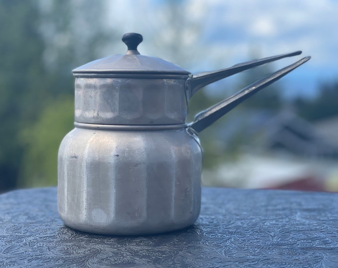 Copper Pot Vintage Copper Double Boiler Korean Copper Cookware - Etsy