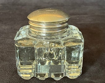 Square Glass Inkwell | Etsy