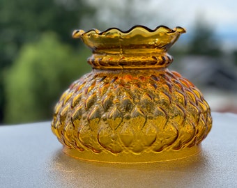 Amber Glass Shade - Etsy