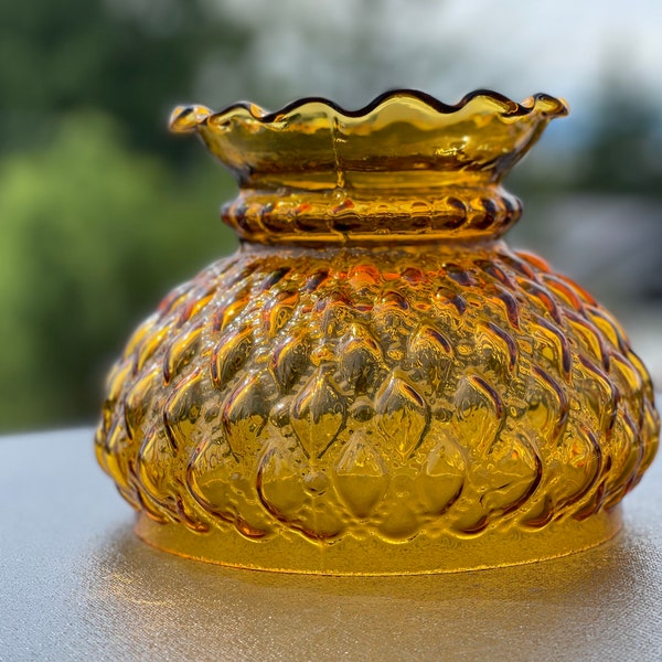 Amber Glass Shade - Etsy
