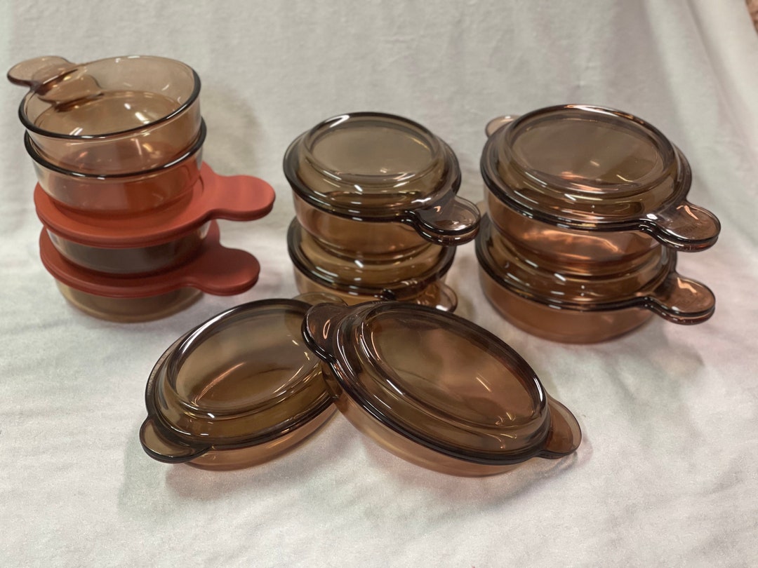 Corning Amber Visions Grab-its and Single Serving Casseroles - Etsy