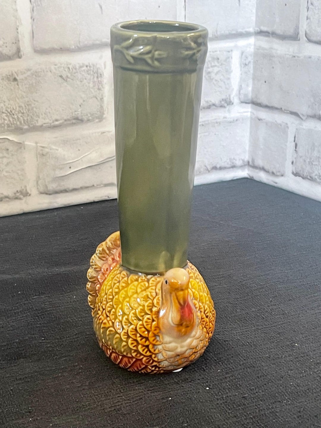 Ceramic Turkey Bud Vase - Etsy